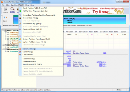 How to clone / copy exFAT partition? | EASSOS BLOG