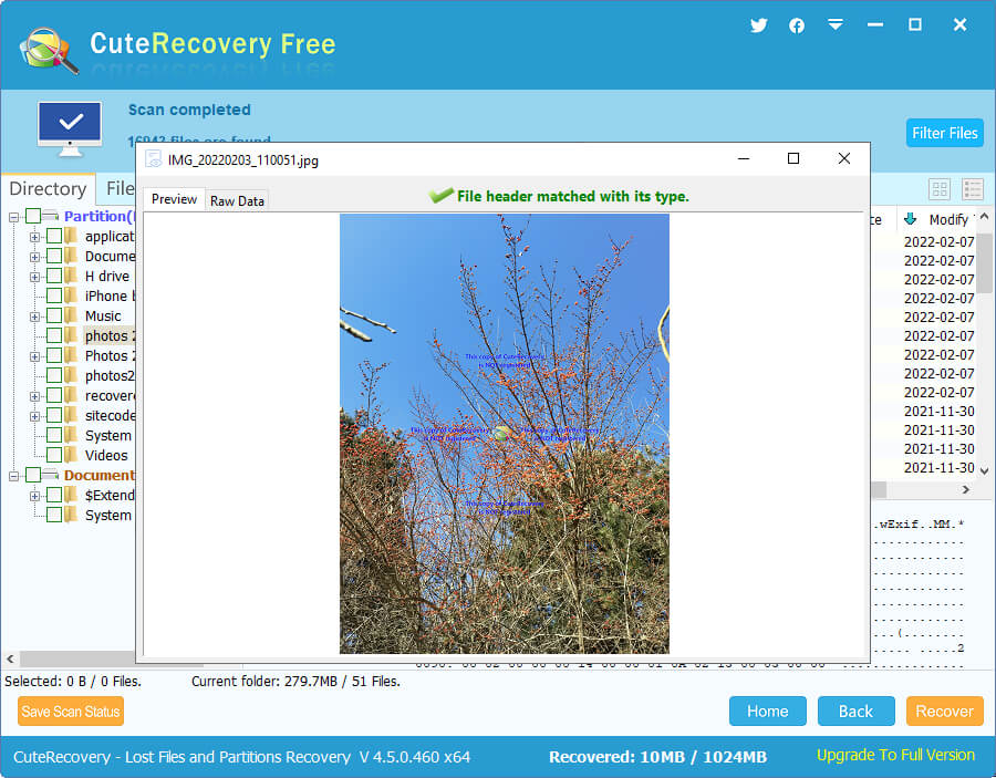 Recover Deleted Files and Undelete Files Free – CuteRecovery